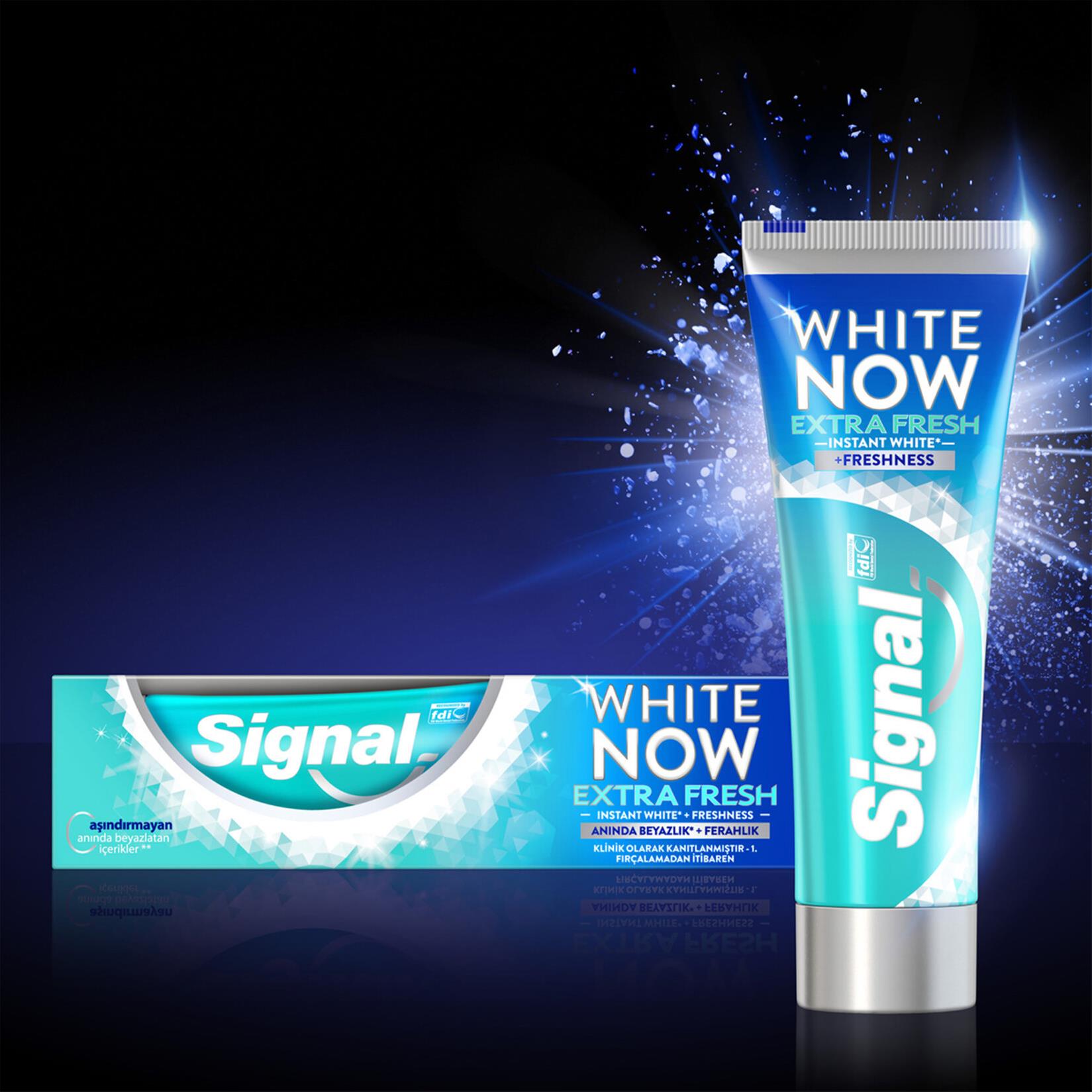 SIGNAL WHITE NOW EXTRA DİŞ MACUNU 75 ML - Cildiniyenile.com