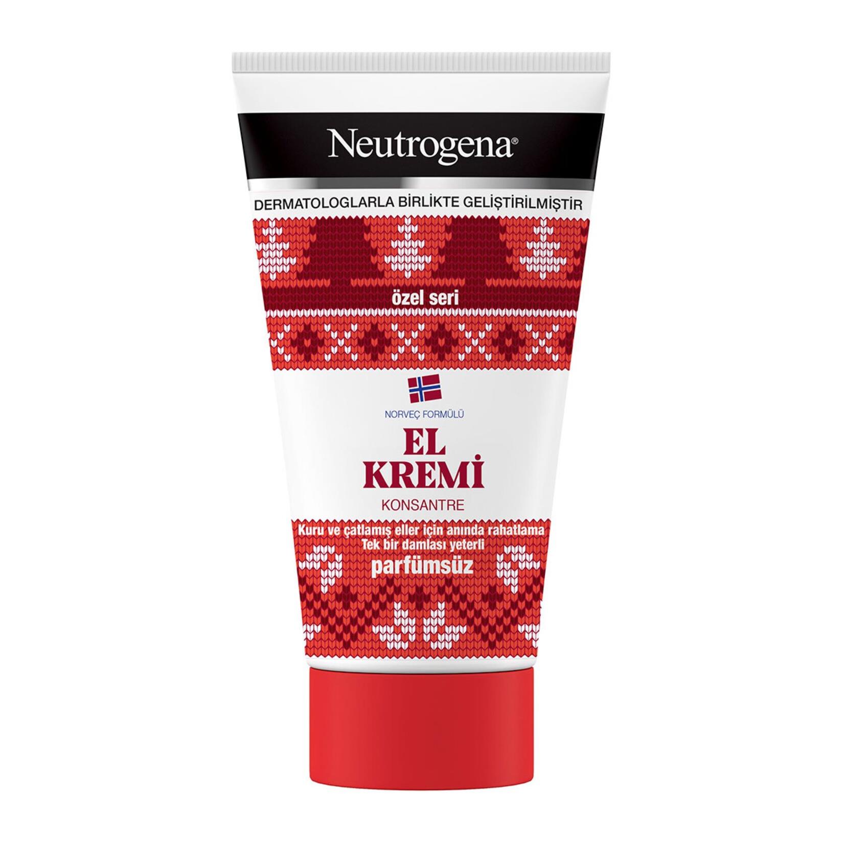 NEUTROGENA ÖZEL SERİ PARFÜMSÜZ EL KREMİ KONSANTRE 75ML - Cildiniyenile.com