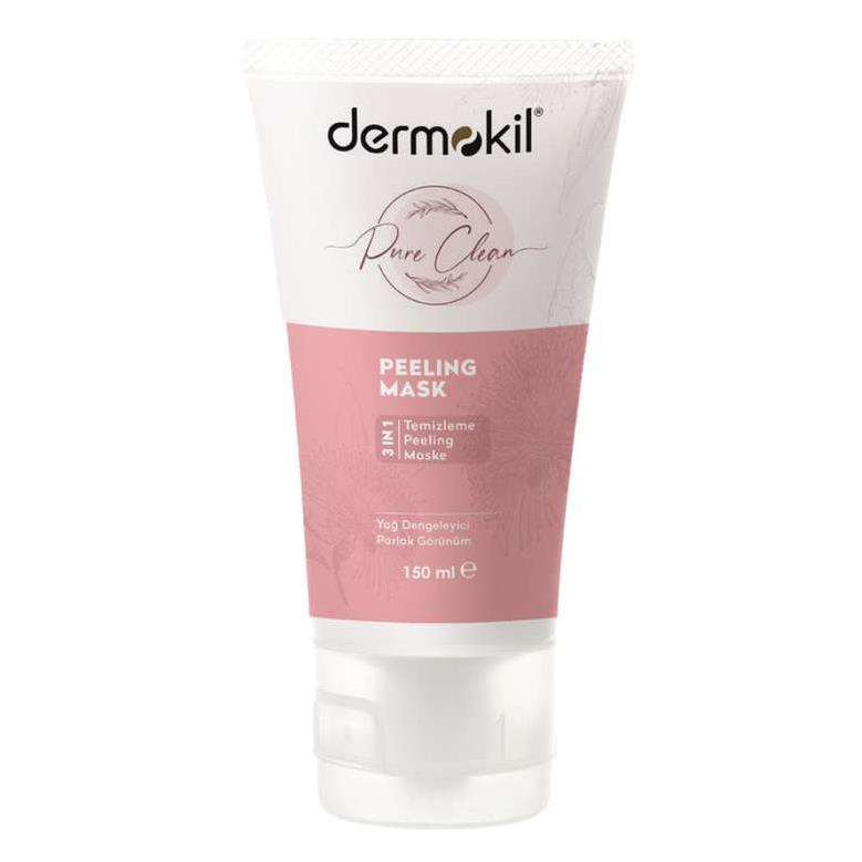 DERMOKİL 3IN1 TEMİZLEME, PEELING, MASKE 150ML - Cildiniyenile.com