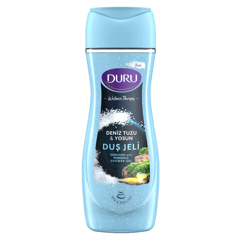 DURU DUŞ JELİ DENİZ TUZU VE YOSUN 450 ML - Cildiniyenile.com